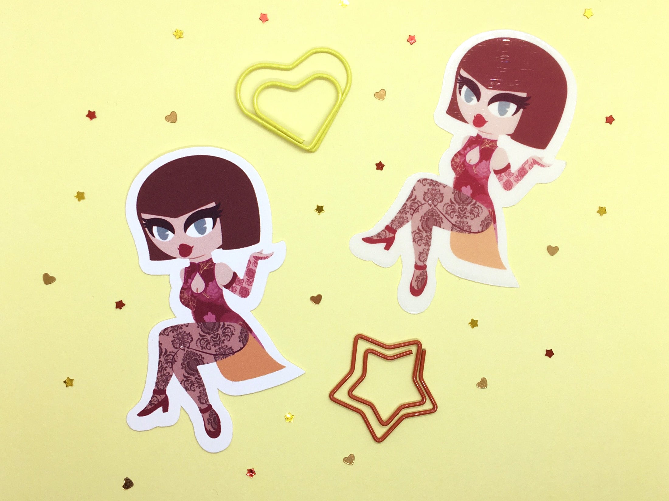 Anna (Tekken) Sticker | Rho Art | Cute Stickers | Rho Art Shop